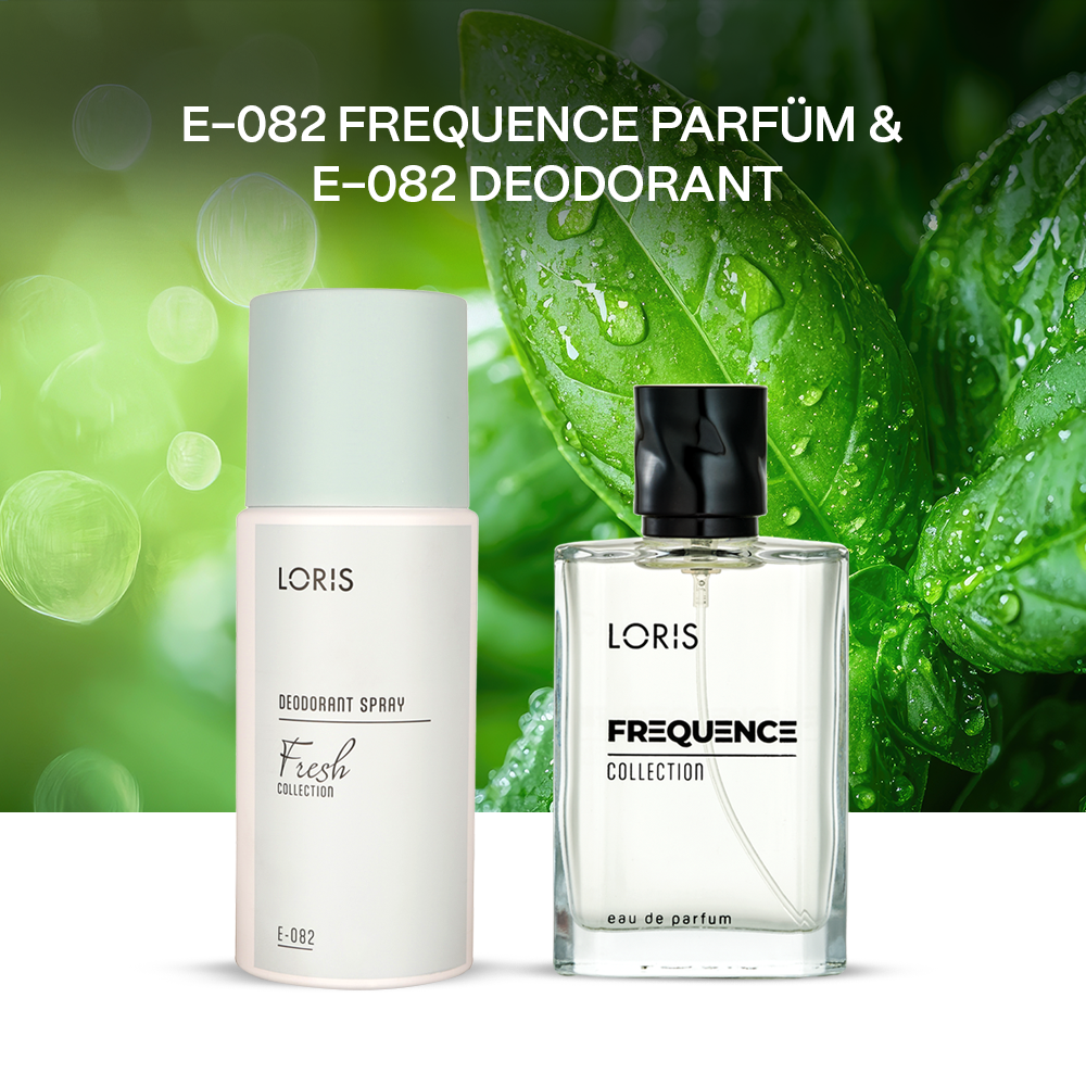 Loris E-082 Frequence Erkek Parfüm 50 ML & Deodorant 150 ML – Paket