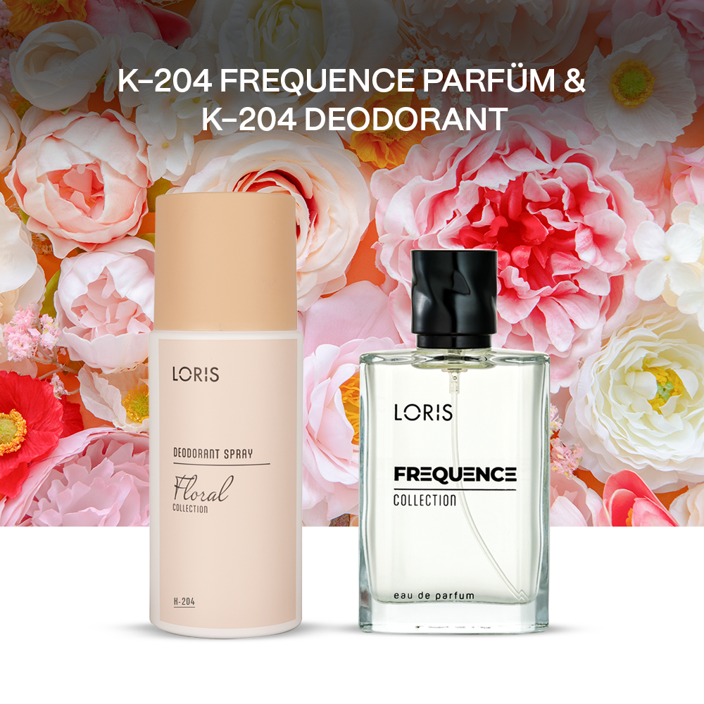 K-204 Frequency Women's Perfume 50 ML & Deodorant 150 ML – Package